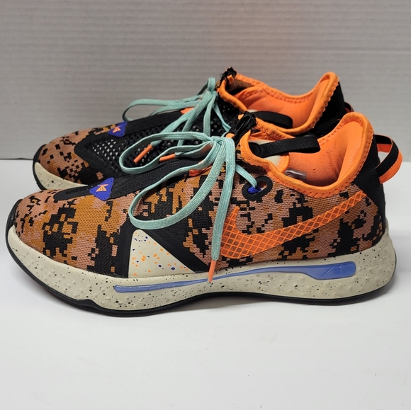 Nike | Shoes | 220 Nike Pg 4 Paul George Digi Camo Sneakers Mens Size ...